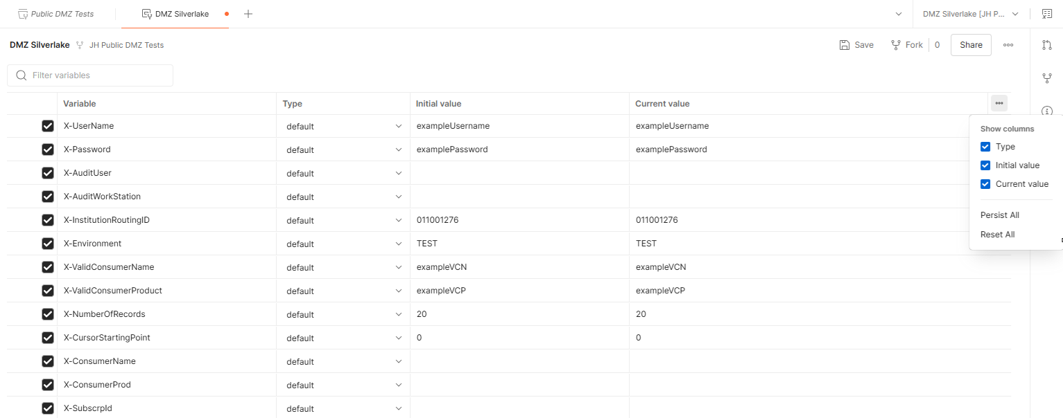 JH Postman Public Collection | jXchange - SOAP API | Jack Henry Docs